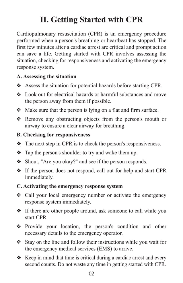 Manual of basic CPR.pdf | First Aid | Injuries
