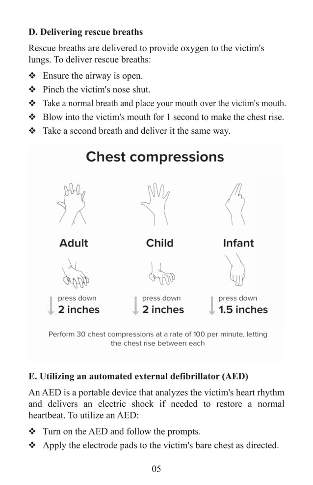 Manual of basic CPR.pdf | First Aid | Injuries