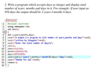 Introduction to Basic C++ Program Examples .pdf