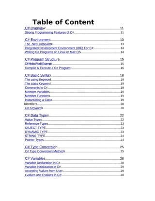 Basic C# programming Part -1 For Computer Science & IT Prepared by ...