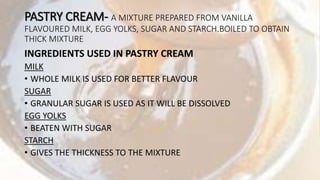 Basic creams and sauces | PPTX