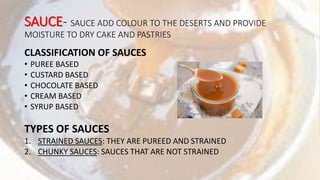 Basic creams and sauces | PPTX