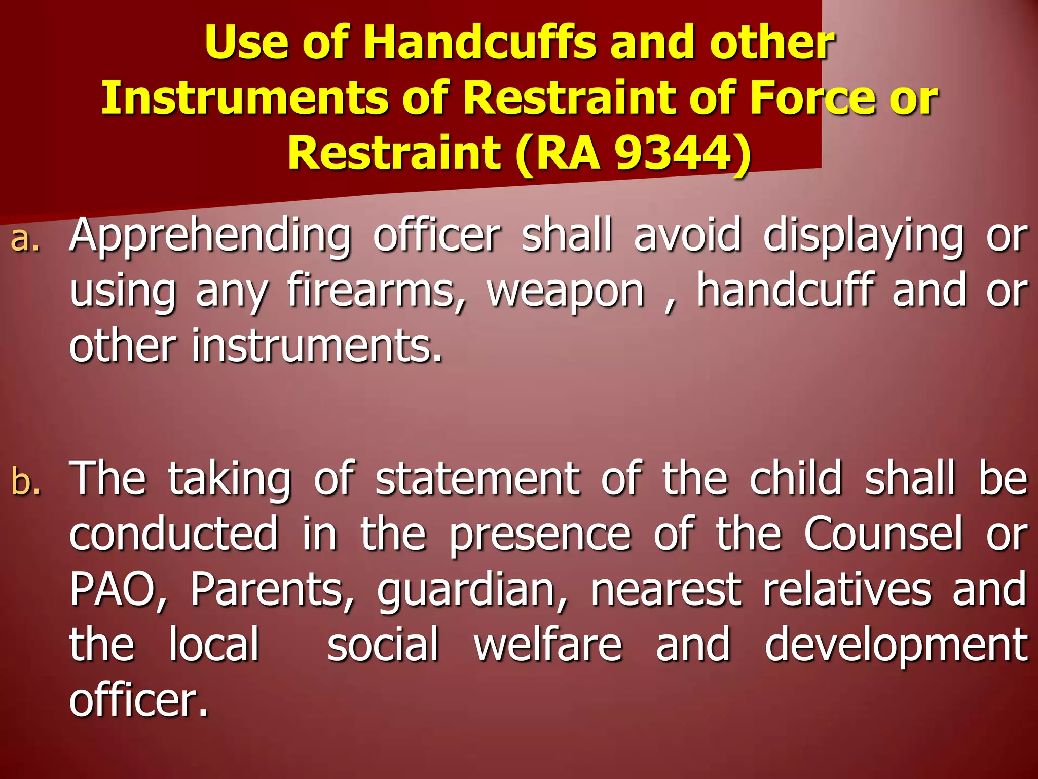 Basic criminal procedures (arrest) | PPT