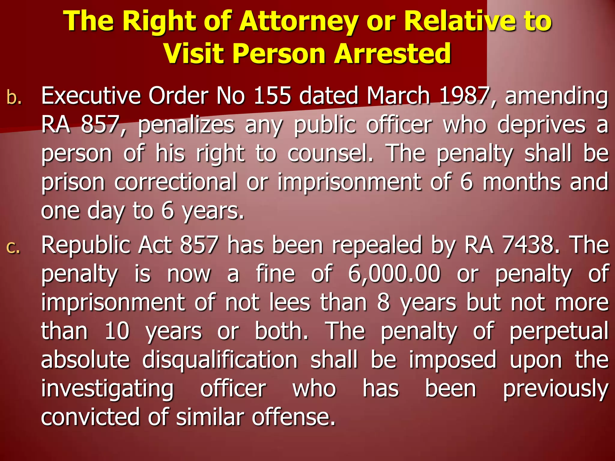 Basic criminal procedures (arrest) | PPT