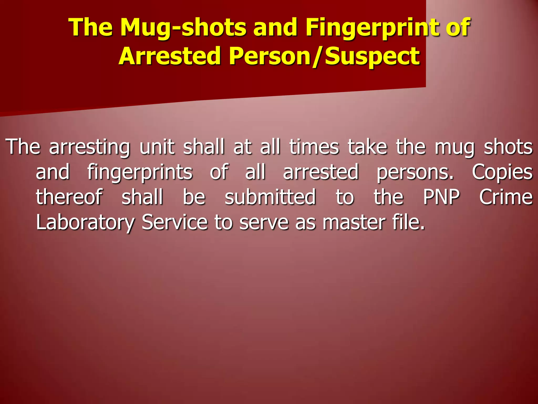 Basic criminal procedures (arrest) | PPT