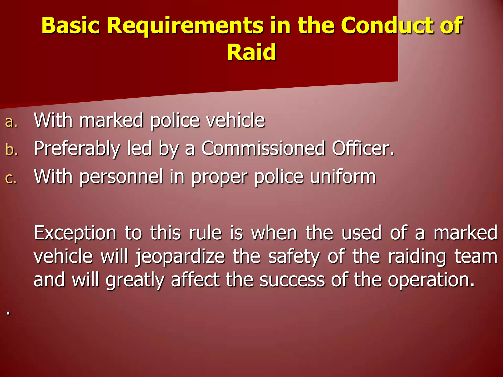 Basic criminal procedures (arrest) | PPT
