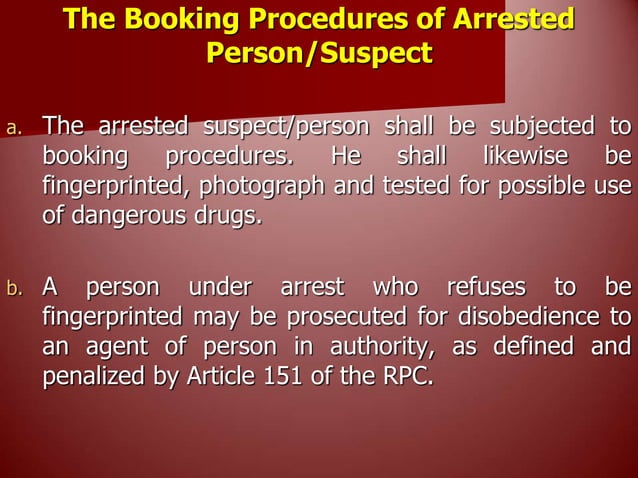 Basic criminal procedures (arrest) | PPT