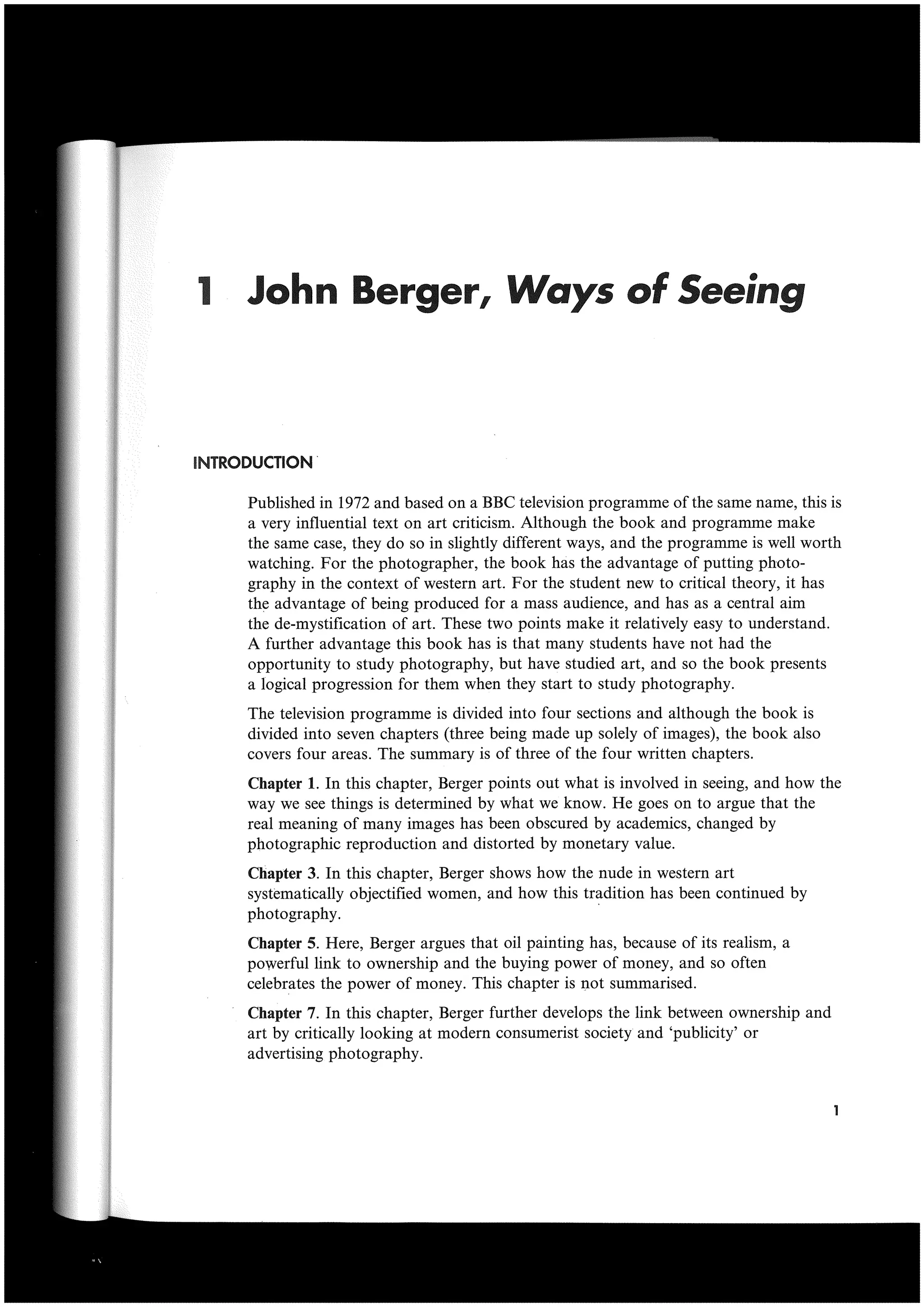 Basic critical theory ways of seeing | PDF