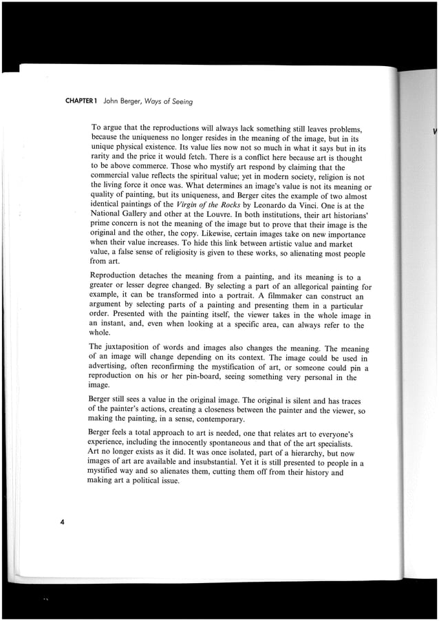 Basic critical theory ways of seeing | PDF