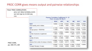 Basic cross section and exploratory data analysis | PPT
