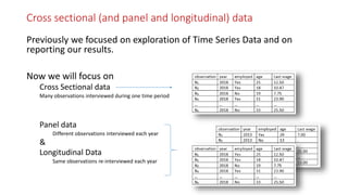 Basic cross section and exploratory data analysis | PPT