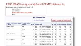 Basic cross section and exploratory data analysis | PPT