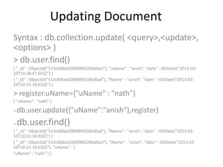 Basic crud operation | PPTX