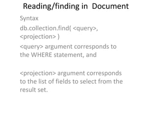 Basic crud operation | PPTX