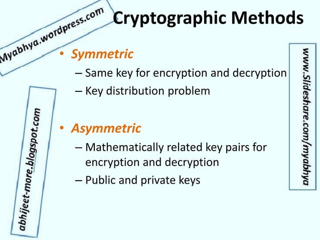 Basic cryptography | PPTX | Information and Network Security | Computing