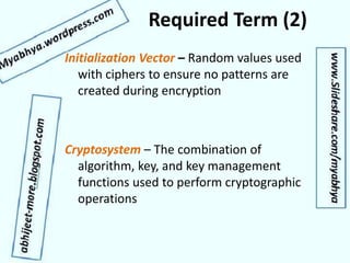 Basic cryptography | PPTX