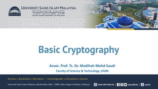 Basic Cryptography.pdf | Information and Network Security | Computing
