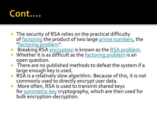 Basic Cryptography unit 4 CSS | PPT