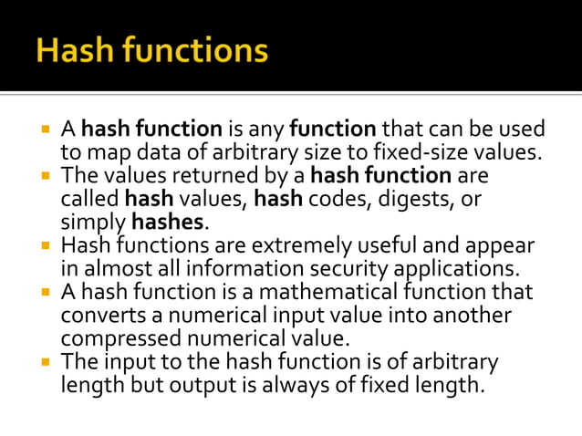 Basic Cryptography unit 4 CSS | PPT