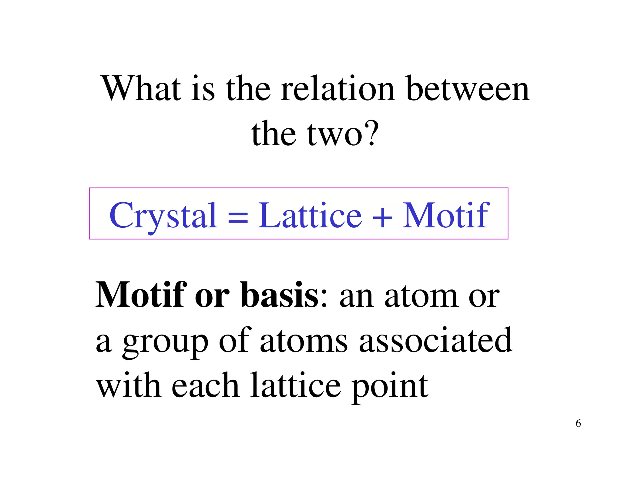 Basic crystallography | PDF