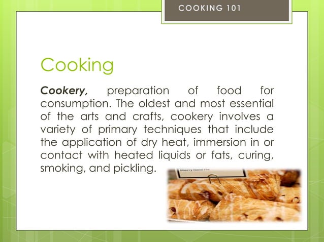 Basic culinary arts | PPTX | Barbecues and Grilling | Food & Drink