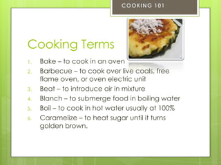 Basic culinary arts | PPTX