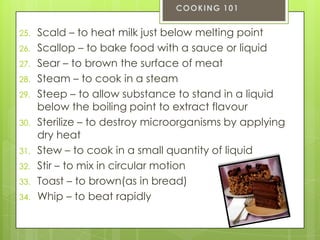 Basic culinary arts | PPTX