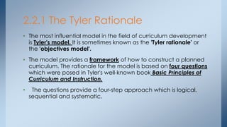 Basic curriculum devlopment concept and curriculum devlopment models ...