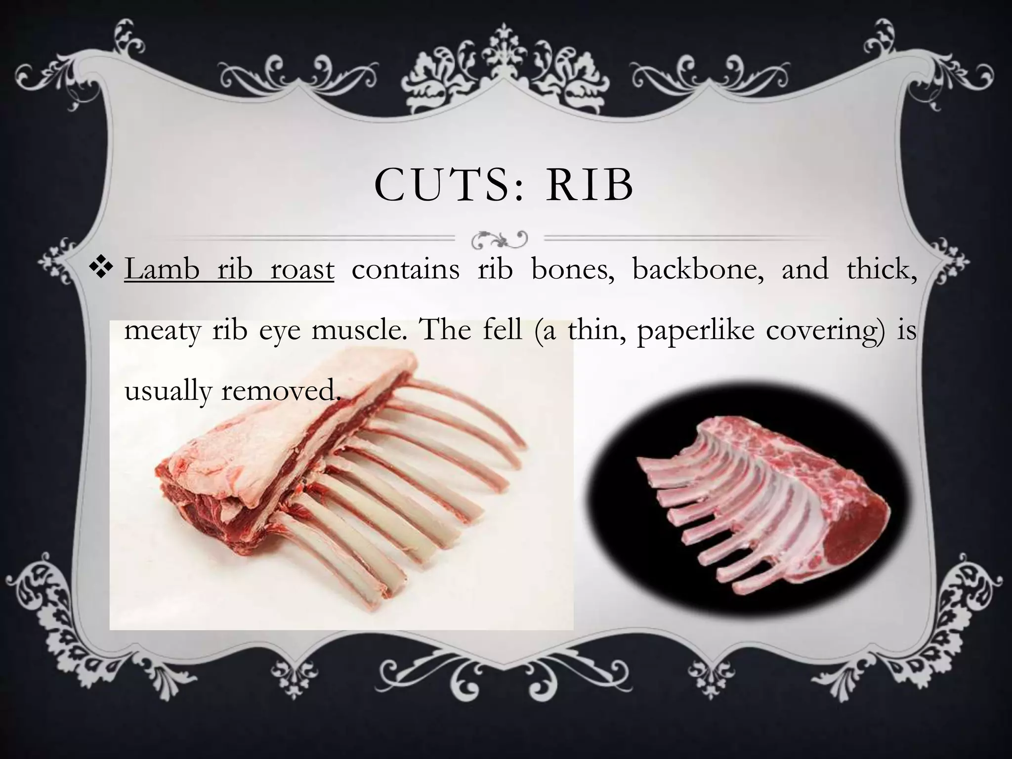 Basic Cuts of Lamb | PPTX