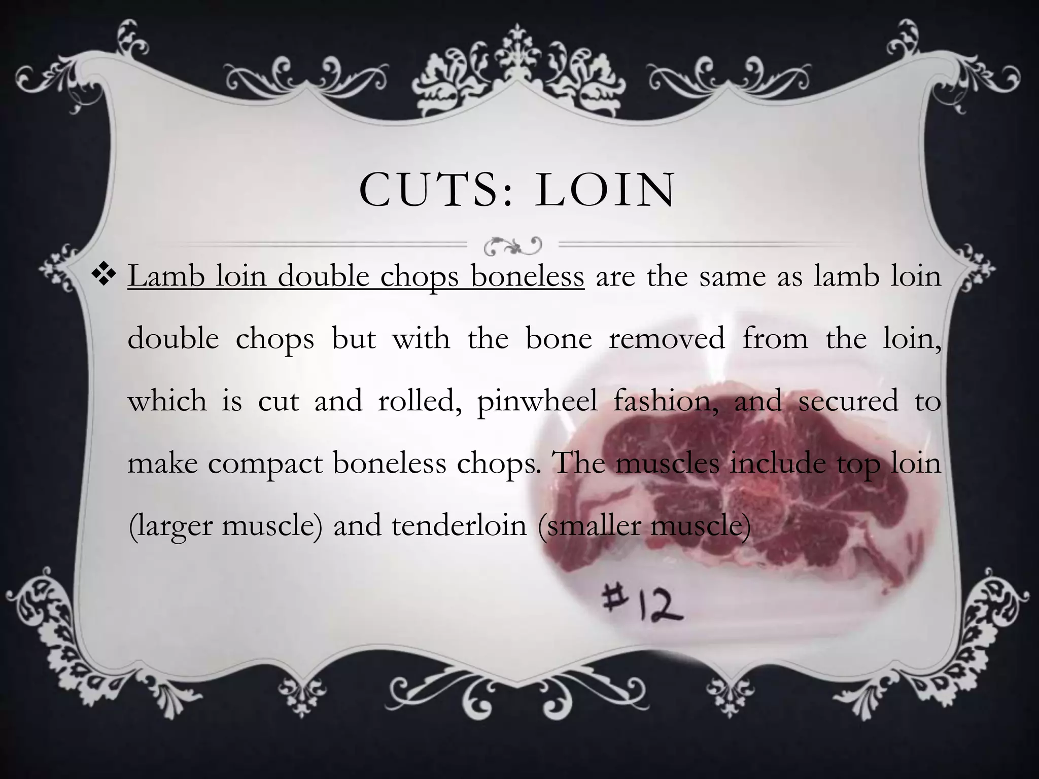 Basic Cuts of Lamb | PPTX