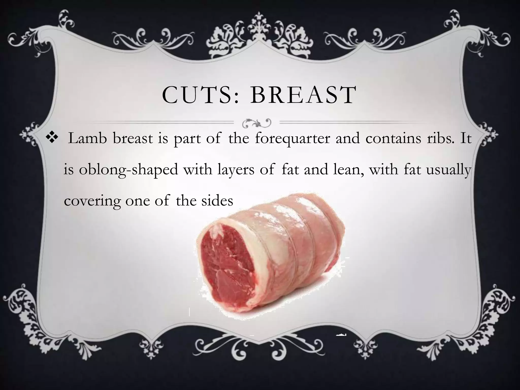 Basic Cuts of Lamb | PPTX | Barbecues and Grilling | Food & Drink