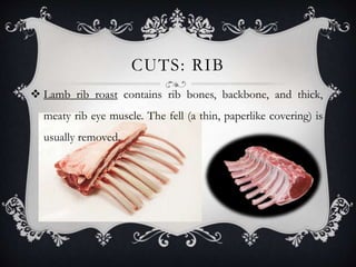 Basic Cuts of Lamb | PPTX