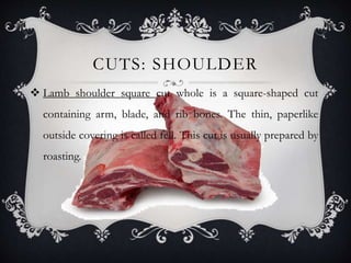 Basic Cuts of Lamb | PPTX