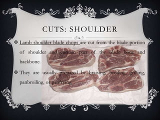 Basic Cuts of Lamb | PPTX