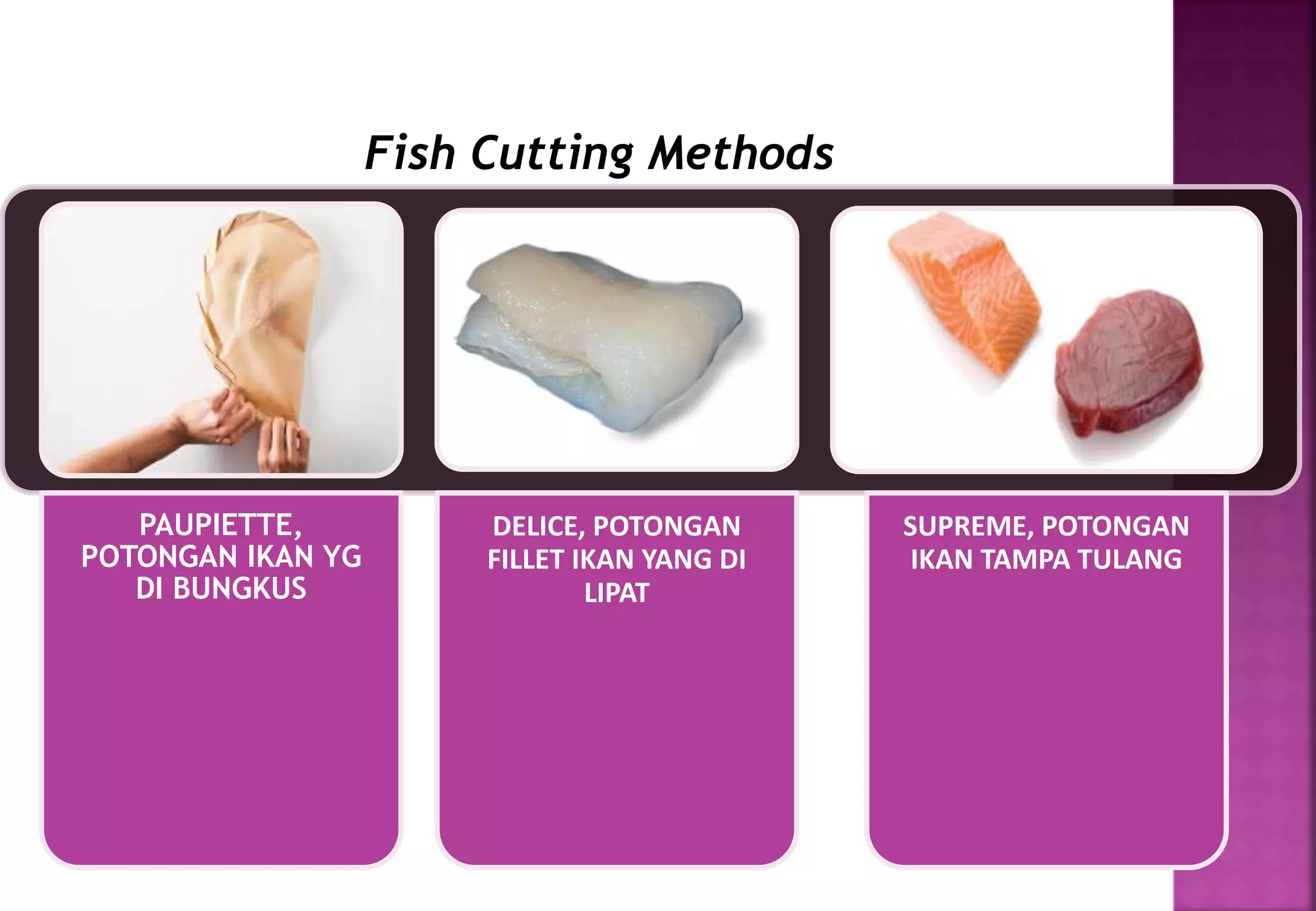 Basic cutting methods: www.chefqtrainer.blogspot.com