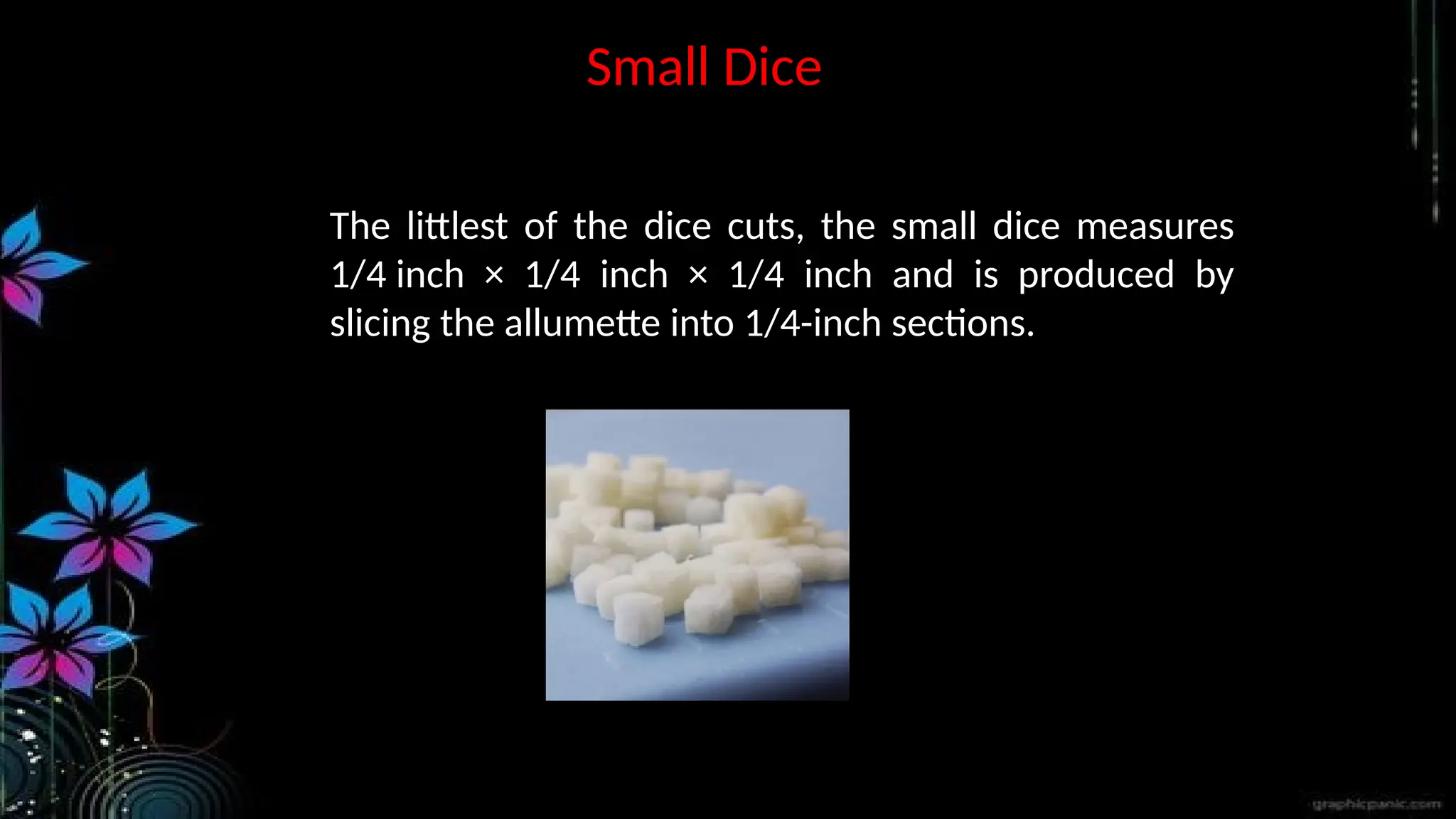 Basic Cutting Techniques of Fruits and Vegetables | PPTX