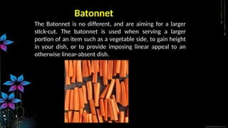 Basic Cutting Techniques of Fruits and Vegetables | PPTX