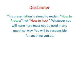 Basic Internet Security | PPTX