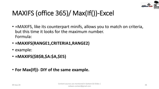 Elementary Data Analysis with MS Excel_Day-3 | PPTX