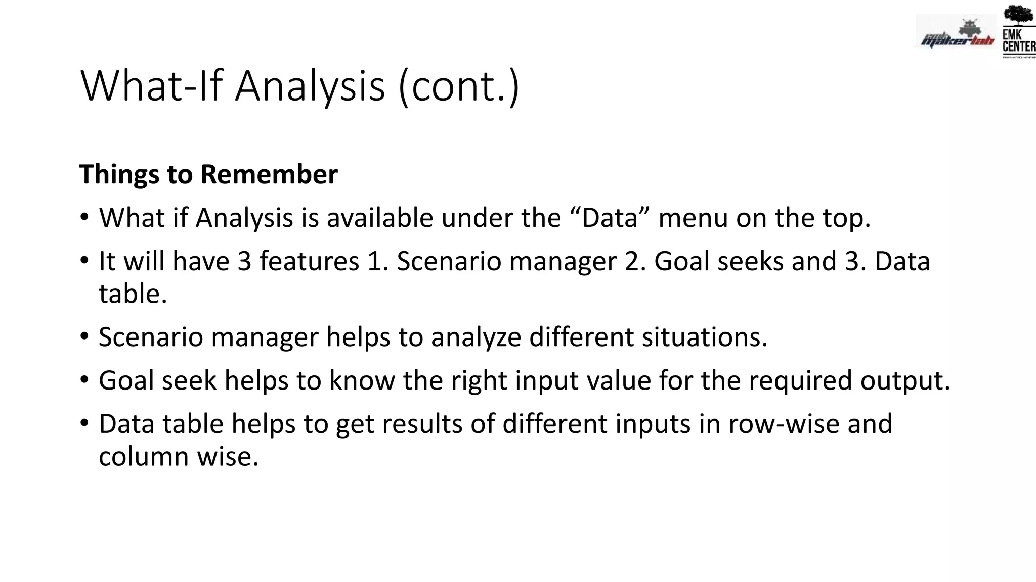 Elementary Data Analysis with MS Excel_Day-4 | PPTX