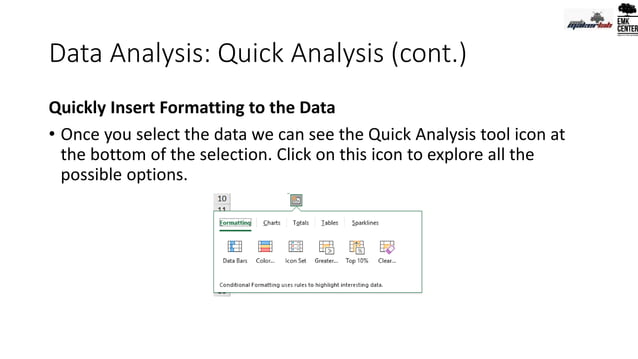 Elementary Data Analysis with MS Excel_Day-4 | PPT