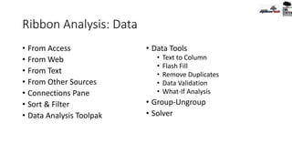 Elementary Data Analysis with MS Excel_Day-4 | PPTX