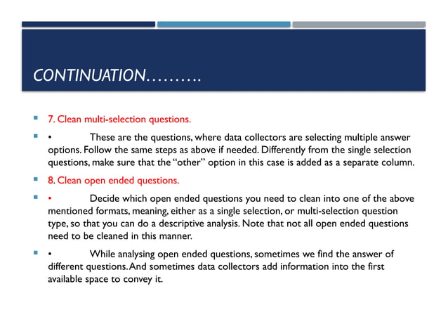 BASIC DATA ANALYSIS USING MICROSOFT EXCEL FOR M&E WORK | PPTX | Computing | Technology & Computing