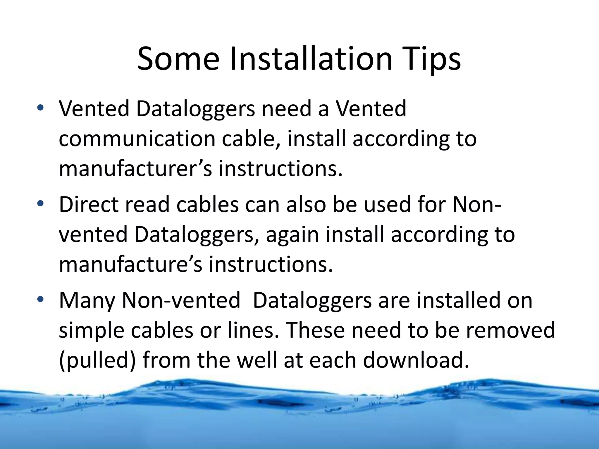 Basic Datalogger Water Level Measurement | PPTX