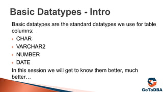 Basic datatypes - deep understanding | PDF