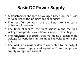 Basic DC Power Supply-Diode Applications | PDF