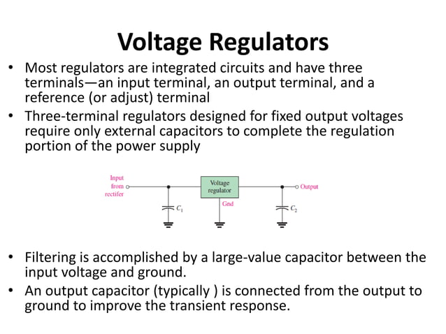 Basic DC Power Supply-Diode Applications | PPT