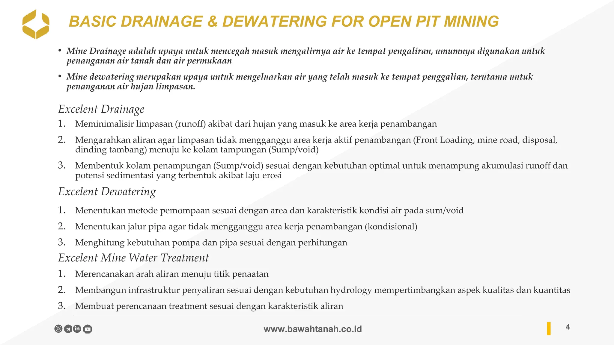 Basic Dewatering & Drainage for Open Pit Mining.pptx