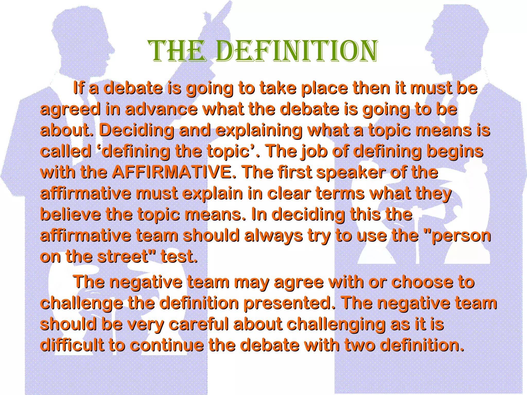 Basic debating skills | PPT
