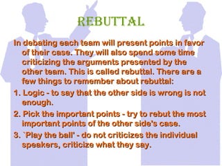 Basic debating skills | PPT